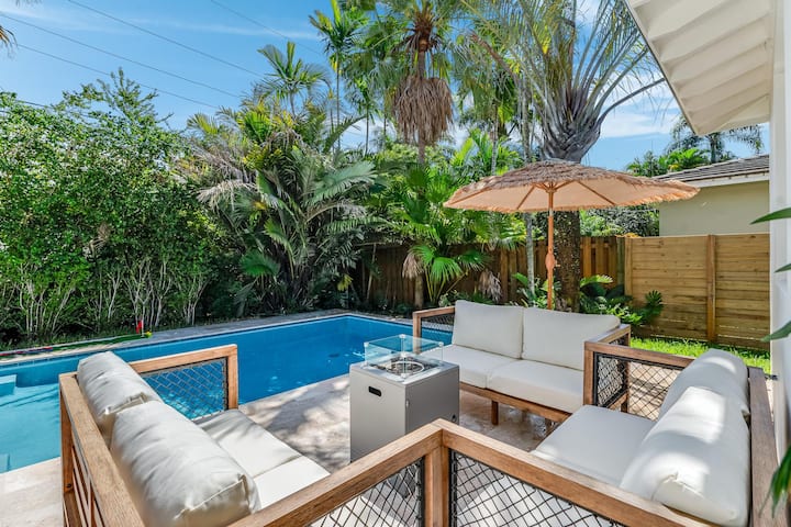 Fox Pearl 4bd Pool House- Las Olas Luxury Getaway - Fort Lauderdale