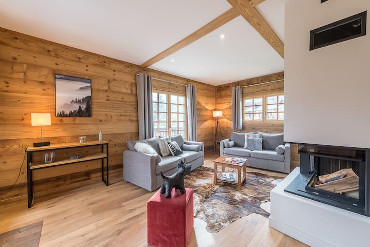 Chalet Prairie – Chalet Vue Sur Les Montagnes - Sévrier