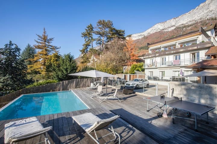 Le Contempo - Sublime Appt Avec Vue Lac & Piscine - Annecy