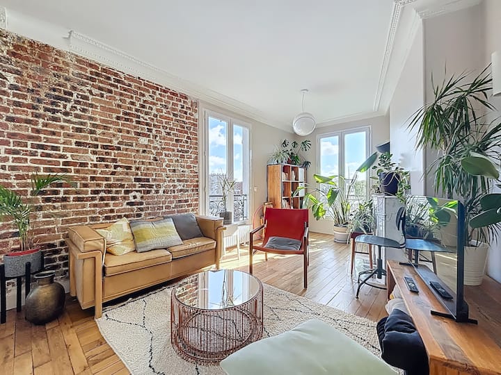 Appartement Lumineux Mouzaïa Paris 19e - Porte d'Italie