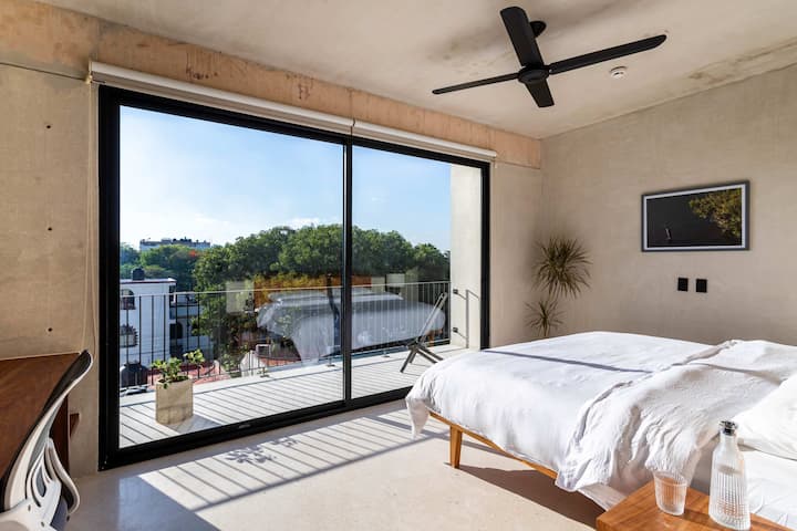 Departamento Con Cama King En Cancún Centro - Cancún