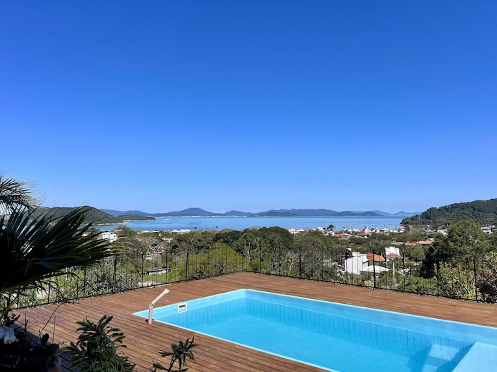Espetacular! Casa Vista Mar E Montanha! Bd01j - Governador Celso Ramos