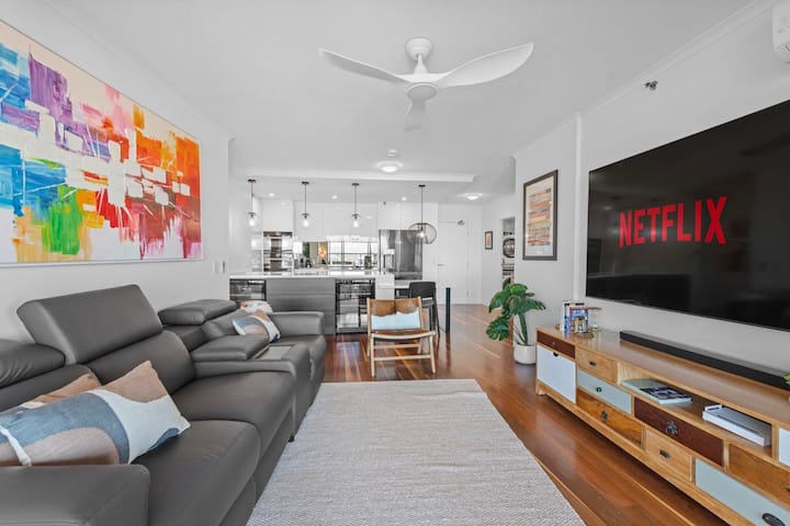 Modern Brisbane City 2br Pad | Gym + Bbq + Pool - Spring Hill
