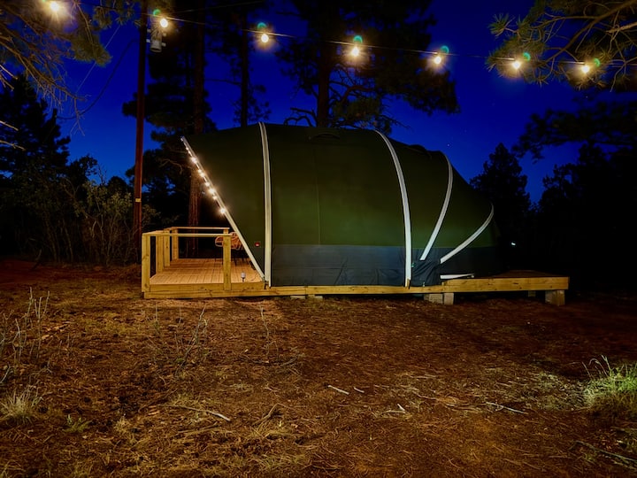 Cozy Glamping Tent With Ac & Mountain Views - 新墨西哥州