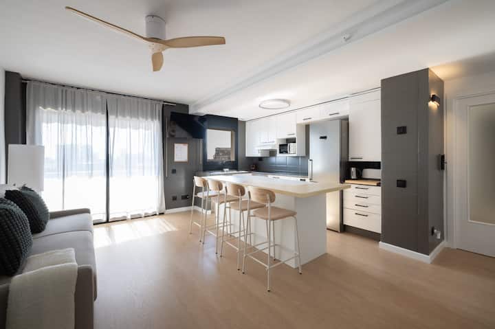 Fira-montjuïc | Vue & Balcon | Affaires & Famille - Barcellona