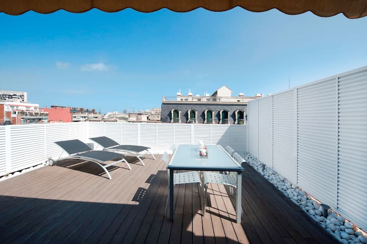 One Bedroom Apartment With Terrace In Diputació - You Stylish - La Barceloneta