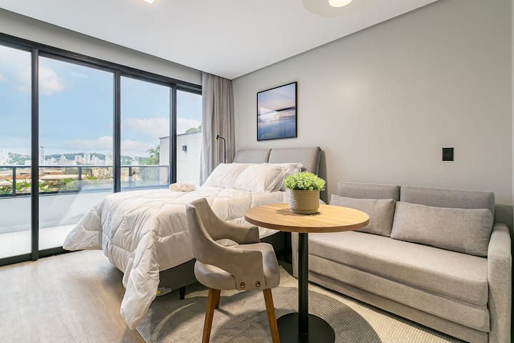 Awesome Loft With Terrace, Next To Vila Germânica - Blumenau