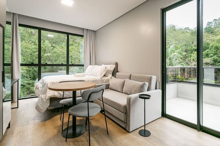 Awesome Loft With Terrace, Next To Vila Germânica - Blumenau