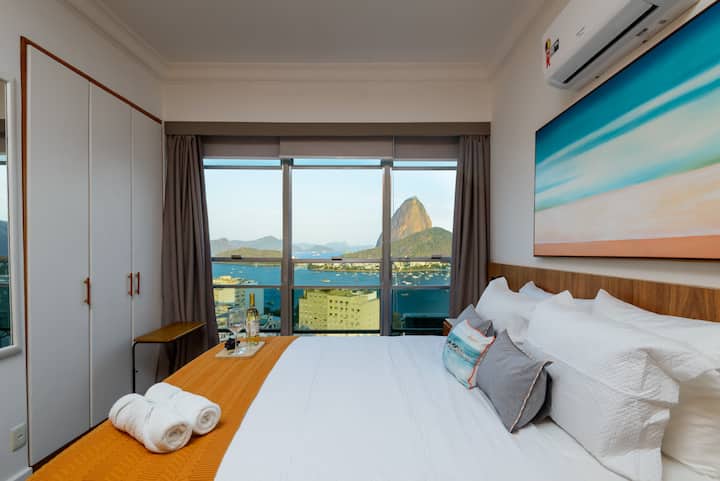 2 Qtos Com Garagem E Vista Para O Pão De Açúcar! - Brazil