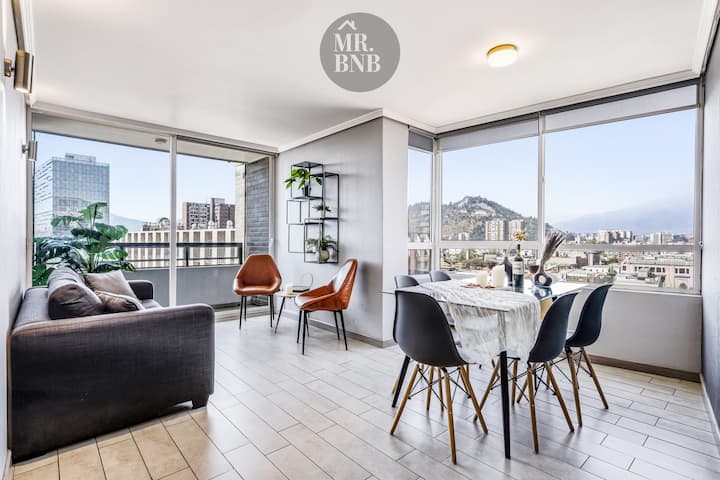 Santiago Centro Familiar Con Vista Sobre Los Andes - Chile