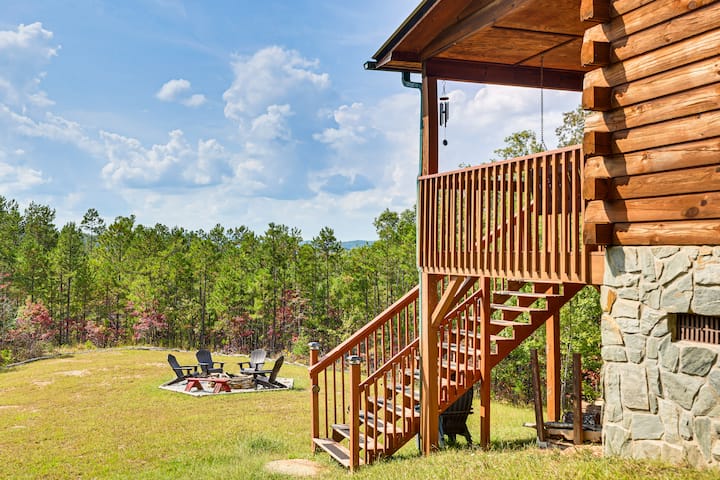 Deck & Mtn Views: 'Sunset Ridge Cabin' In Murphy - Murphy, NC