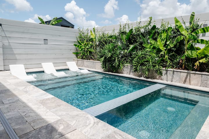 Luxury Modern Home | Heated Pool & Spa - New Orleans, LA