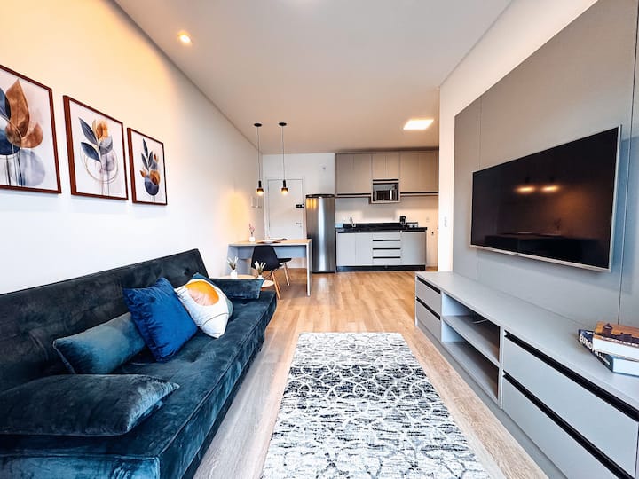 Apto De 1 Quarto E Sofa Cama | Até 4 Pessoas - Brusque