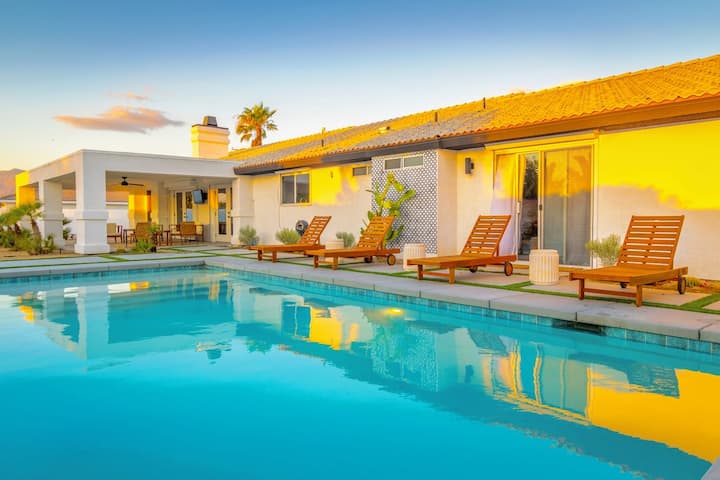 Desert Oasis Villa | Heated Pool, Spa & Golf Fun N - Palm Springs, CA