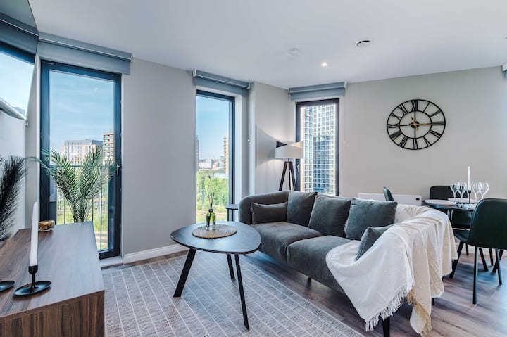 Central Leeds City Centre 2br Apt, 7th-floor Views - Leeds