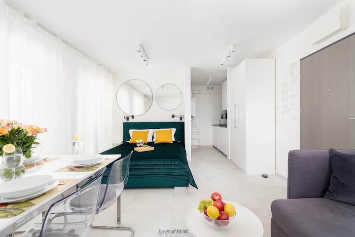 Zaciszna 13 | Bright Studio | Terrace | Parking - Niechorze