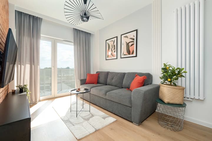 Srebrzyńska 12 ŁóDź | 2-bedroom Apartment | Parkin - ウッチ