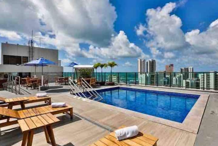Flat Ramada By Wyndham - Boa Viagem - Apto 1901 - Recife