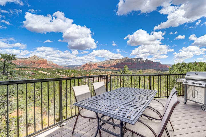 2 Mi To Uptown Sedona: Home W/ Hot Tub & Fire Pit! - Sedona, AZ