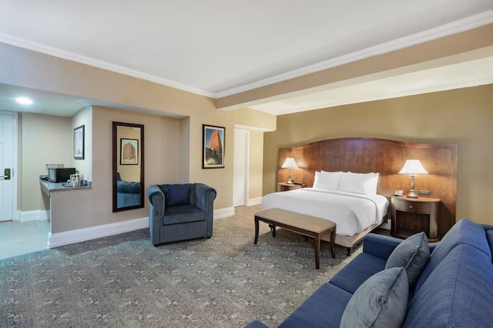 Americus Hotel | 1 King Room | Downtown Access - Allentown, PA