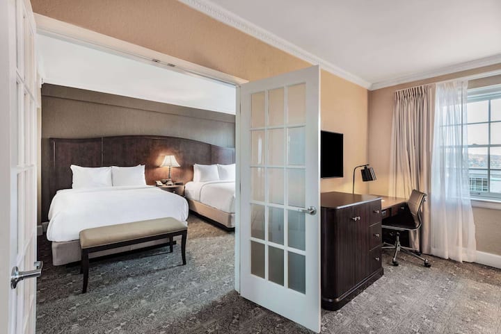 Americus Hotel | 2br King+queen | Family Friendly - Allentown, PA