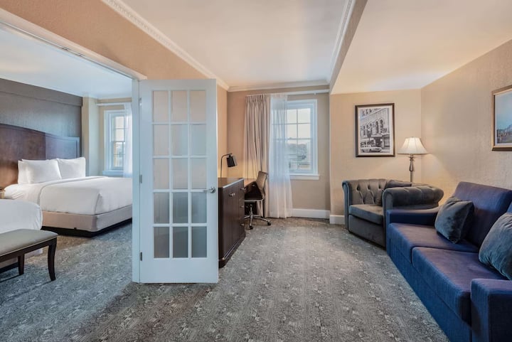 2br King+queen | Americus Hotel | Central Spot - Allentown, PA