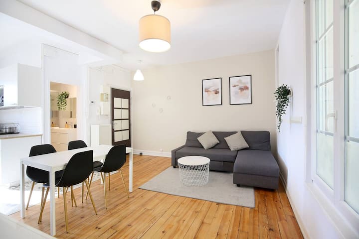 Grand T3 Lumineux - Proche Centre & Parking Facile - Aéroport de Toulouse-Blagnac (TLS)