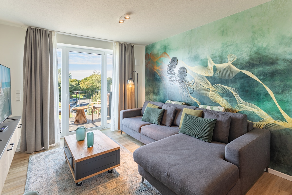 Immeuble d'appartements en face des Halligen Sandbank de Luxe ...