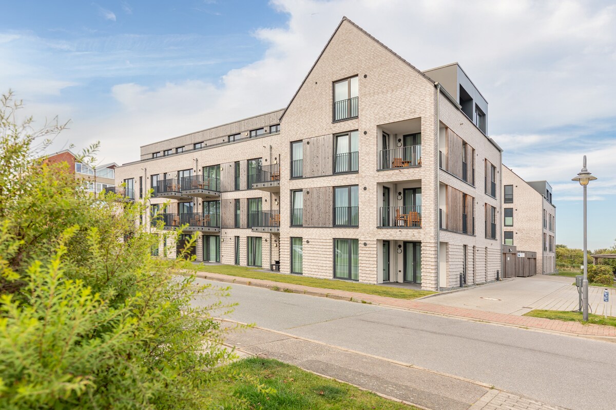 Immeuble d'appartements en face des Halligen Sandbank de Luxe ...