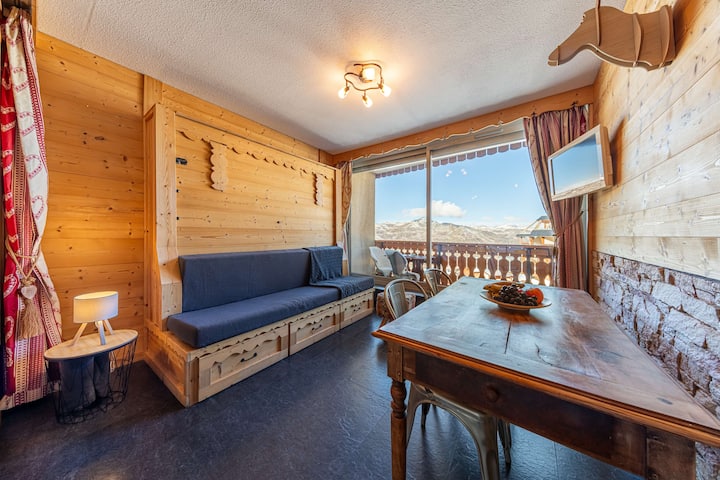 Cosy Apartment In Val Thorens,ski In-out With Wifi - Val Thorens