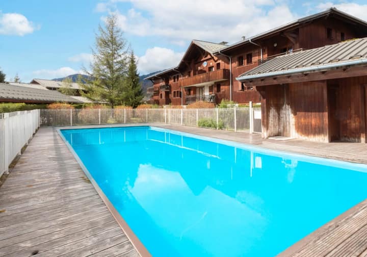 Chalet Triplex Avec Piscine - Sauna - Samoëns