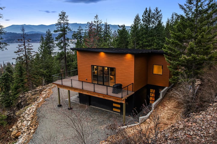Hygge Hideaway - Lake View + Hot Tub Brand New - Hope, ID