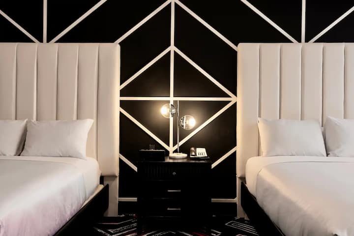 2 Double Beds | Hotel Noma | Family-friendly Stay - New Rochelle, NY