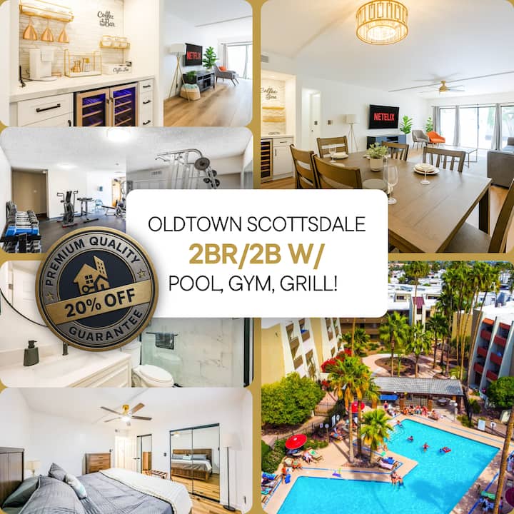 Luxury Old Town Scottsdale Apt 2br | Pool & Gym - Scottsdale, AZ