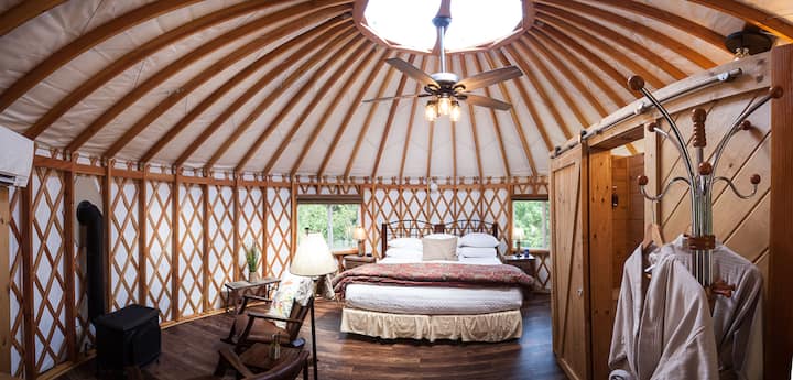 Inn & Spa At Cedar Falls Katydid Yurt - Hocking Hills State Park, OH