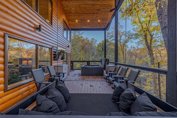 Winter Getaway•fireplace,hot Tub Near Gatlinburg - Gatlinburg