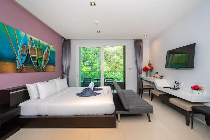 Et619 Patong Cozy Studio- Condo With Pool, Parking - Patong Beach