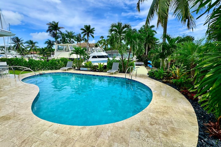 4/3-heated Pool-dock-ping Pong-kayak-luxurious - Dania Beach, FL