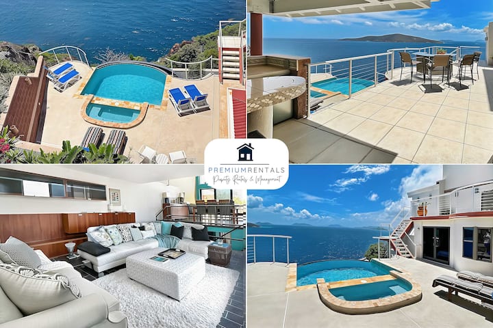 Villa Vista Oceanfront 5br - Infinity Pool - Views - U.S. Virgin Islands