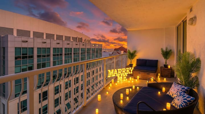 Luxury 1br Ph, Bay & City Views + 1 Free Parking - Miami