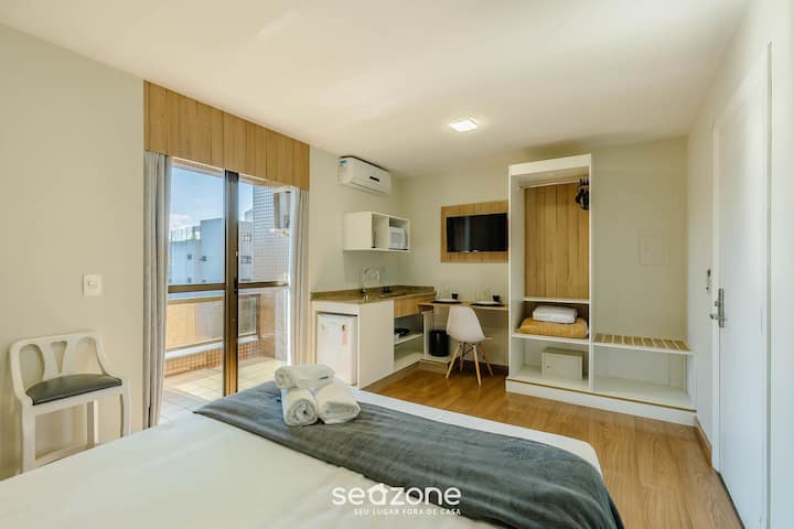 Studio W/ Balcony In A Condo W/ A Pool - Upp0506 - Curitiba