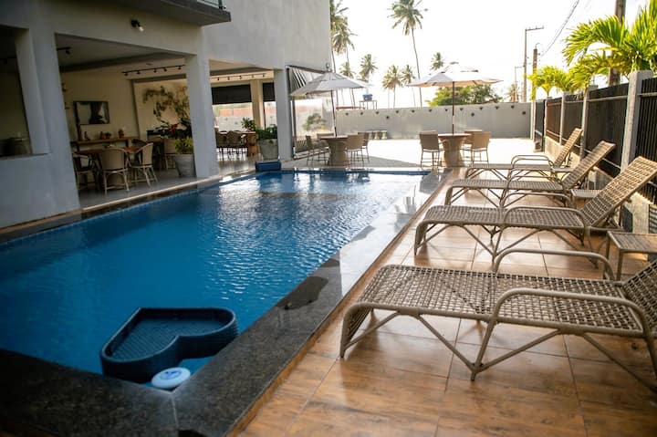 Apto Com Piscina E Salão De Jogos A 100m Da Praia - Maragogi