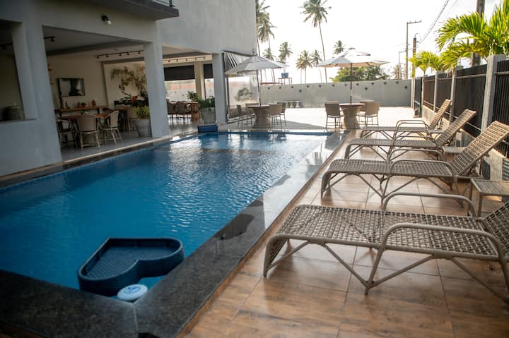 Apto Vista Mar | Pet Friendly | Piscina | 2 Suítes - Maragogi