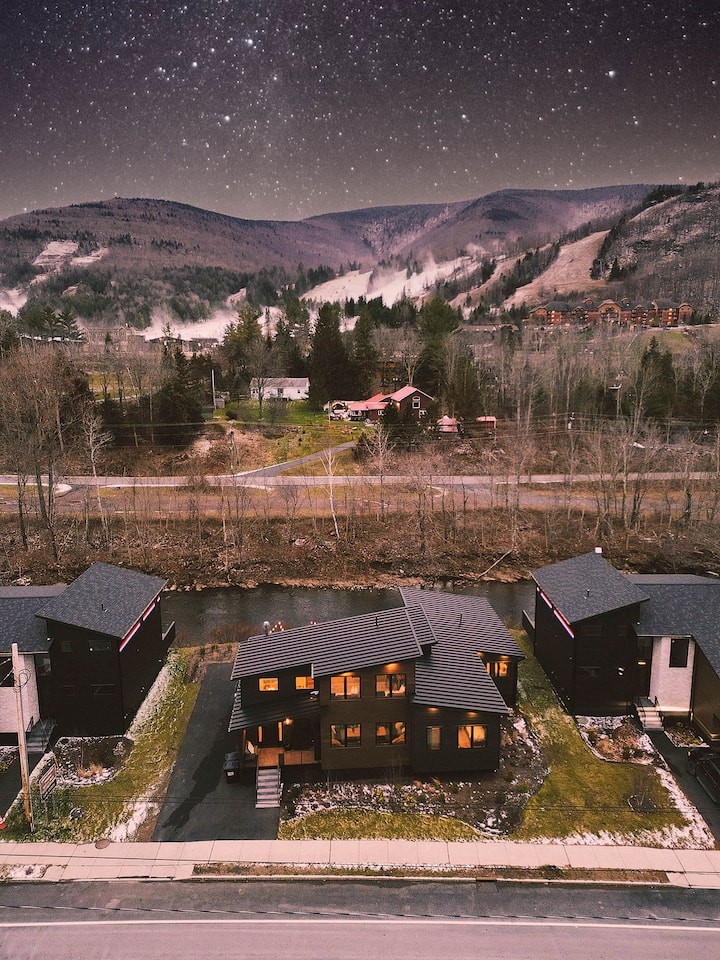 Mtnviews+riverside+sauna+hottub+mainstwalkable - Hunter, NY