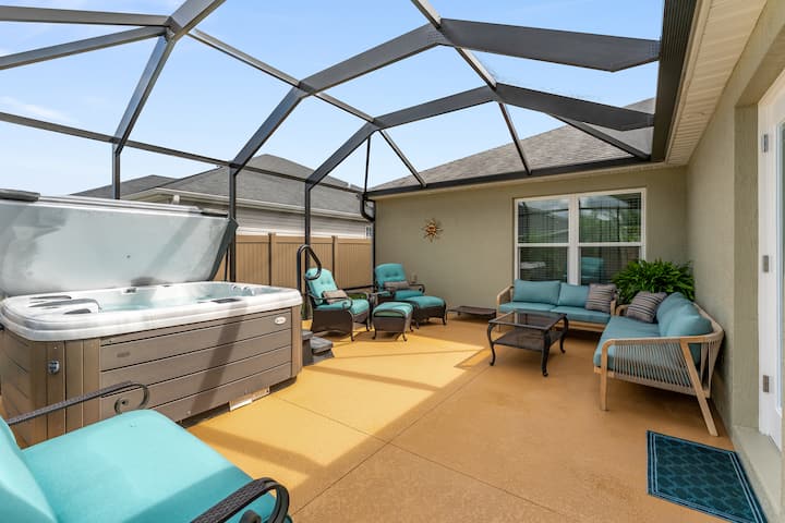 3/2 W/ Hot Tub & Pool Table In The Villages - Wildwood, FL