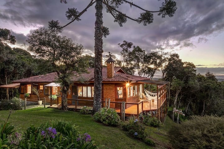 Rancho Do Canarinho, Poêle à Bois Avec Vue - Águas Mornas