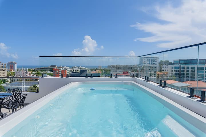 Central Location 2 Bedrooms Swimming Pool Rooftop - Santo Domingo