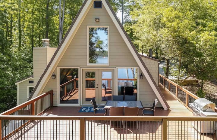 ‼️Tranquil 3br Lakeview Cabin In Dawsonville - Dawsonville, GA