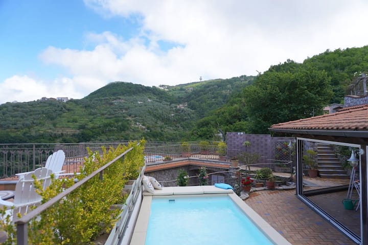 Villa Pietraluna With Terrace And Private Pool - 소렌토