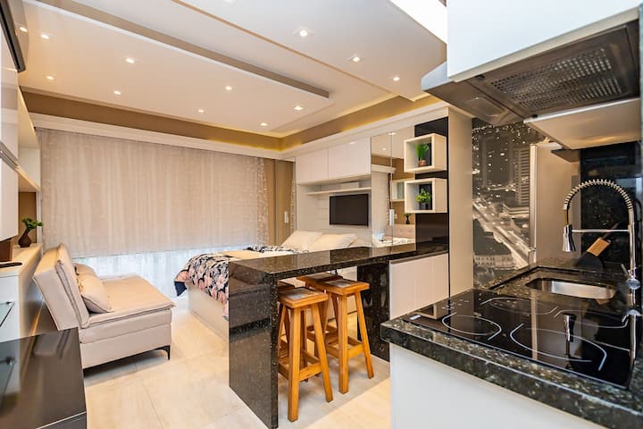 Studio Premium Com Garagem No 28º Andar - Mid2809 - Curitiba